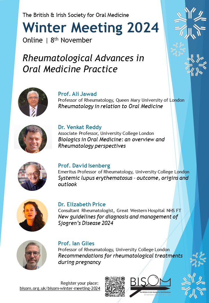 BISOM Winter Meeting 2024 - British & Irish Society for Oral Medicine